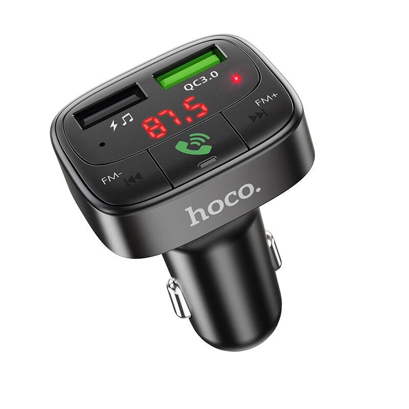 Hoco E59 Dual USB Car Charger Bluetooth FM Transmitter QC3.0 Fast ...