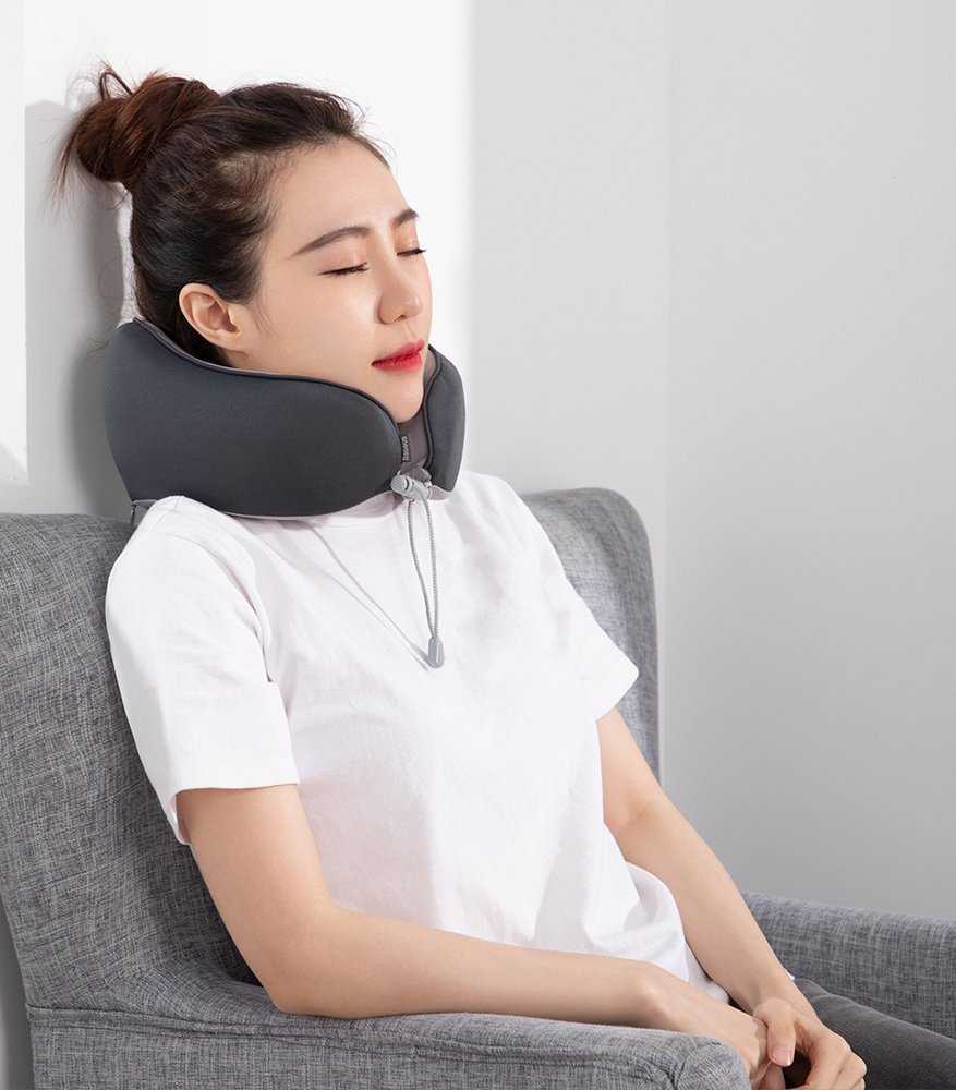 BASEUS Thermal Series Memory Foam U-shaped Neck Pillow - Gadgetoo.Com.bd