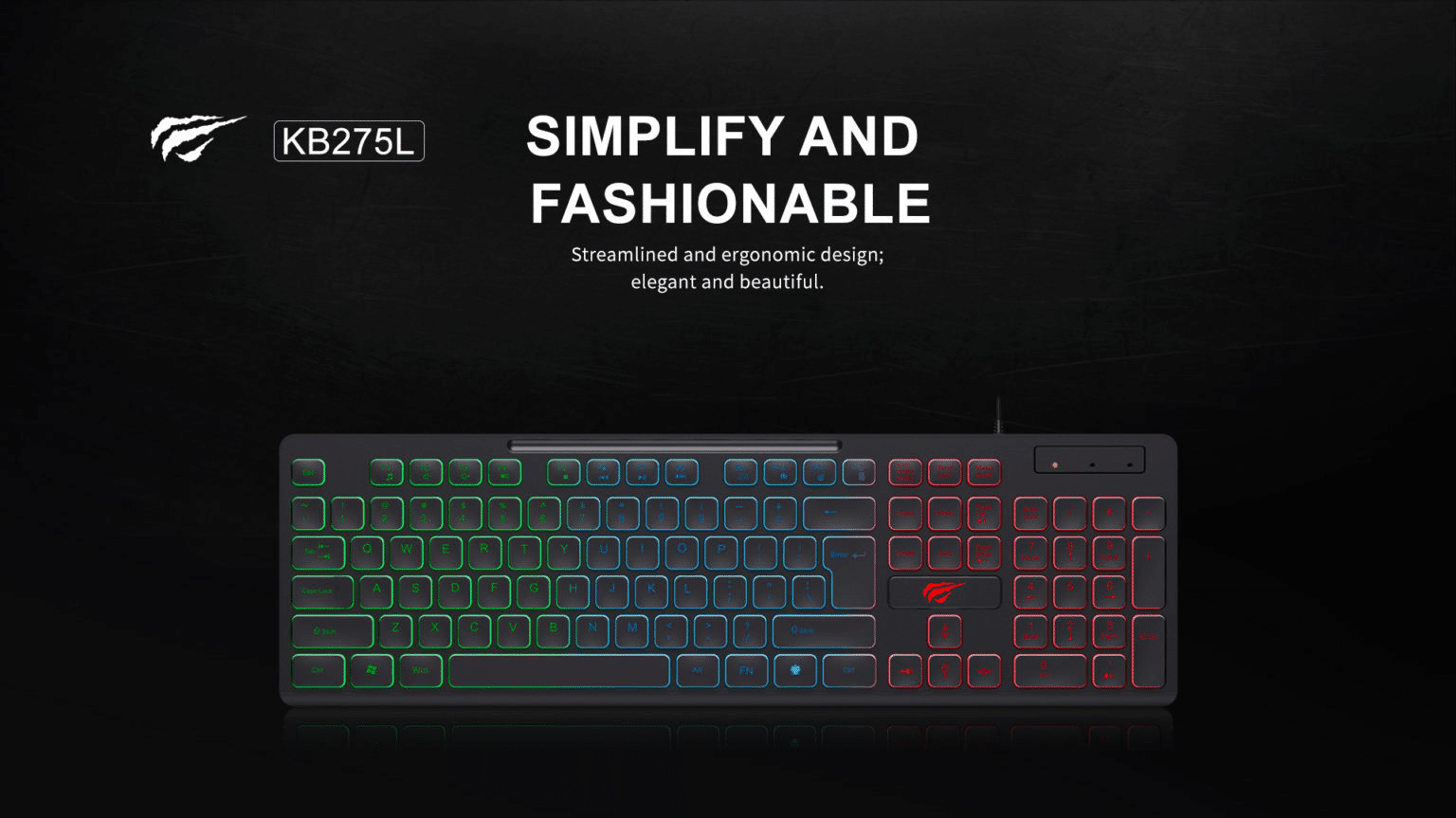 Havit KB275L RGB Gaming Keyboard - Gadgetoo.Com.bd