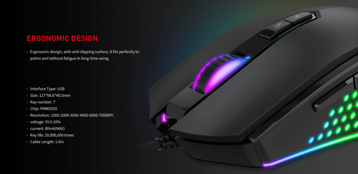 Havit MS814 Gaming Mouse - Gadgetoo.Com.bd