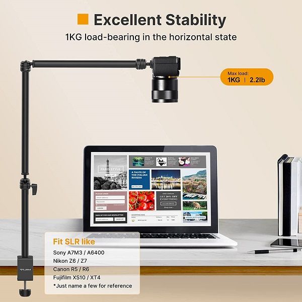 Ulanzi VIJIM LS08 Flexible Arm Professional Live Streaming Stand ...