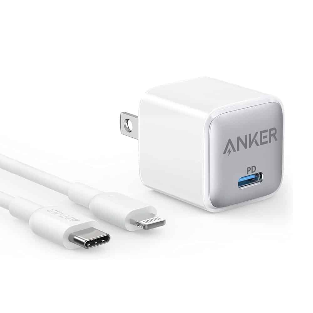Anker 20W Nano Pro with Lightning Cable Mfi Certified - Gadgetoo.Com.bd