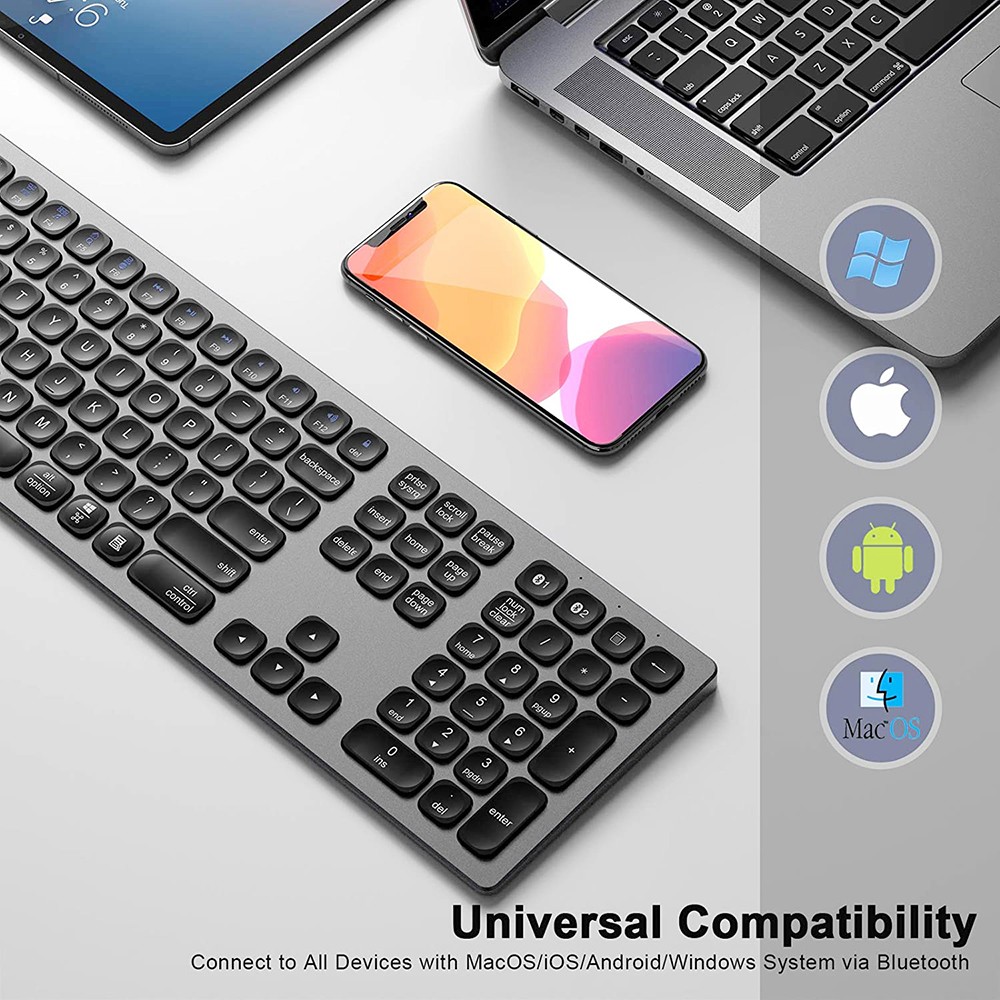 WIWU Magic Keyboard Master Multi-Devices Wireless Keyboard for iOS ...
