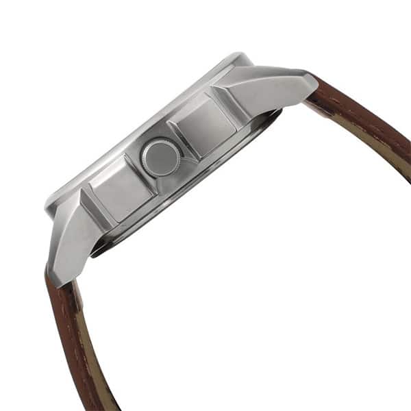 Fastrack 3124SL06 Loopholes Quartz Analog Grey Dial Leather Strap Watch ...